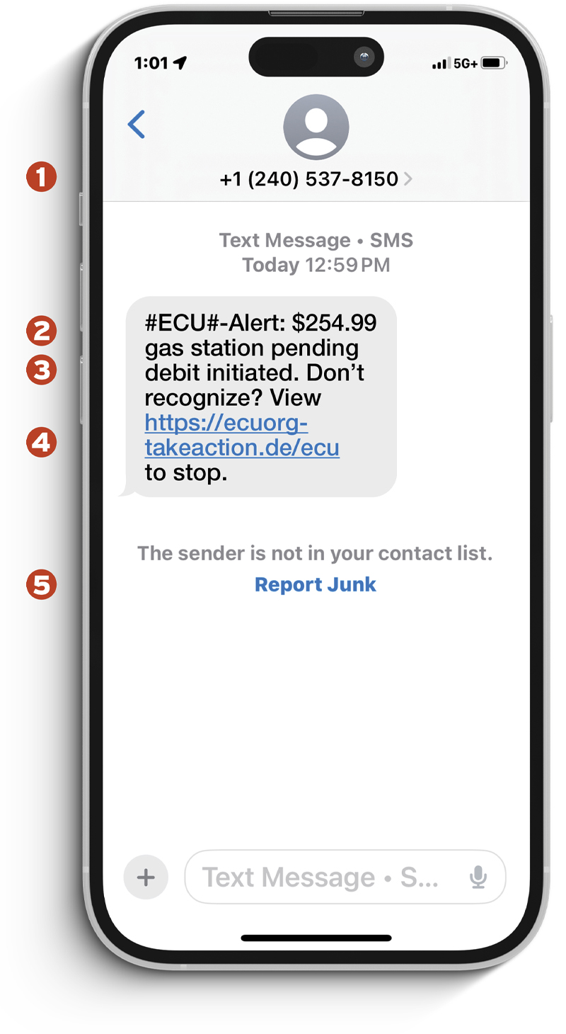 Did you receive an unsolicited call or text message?
